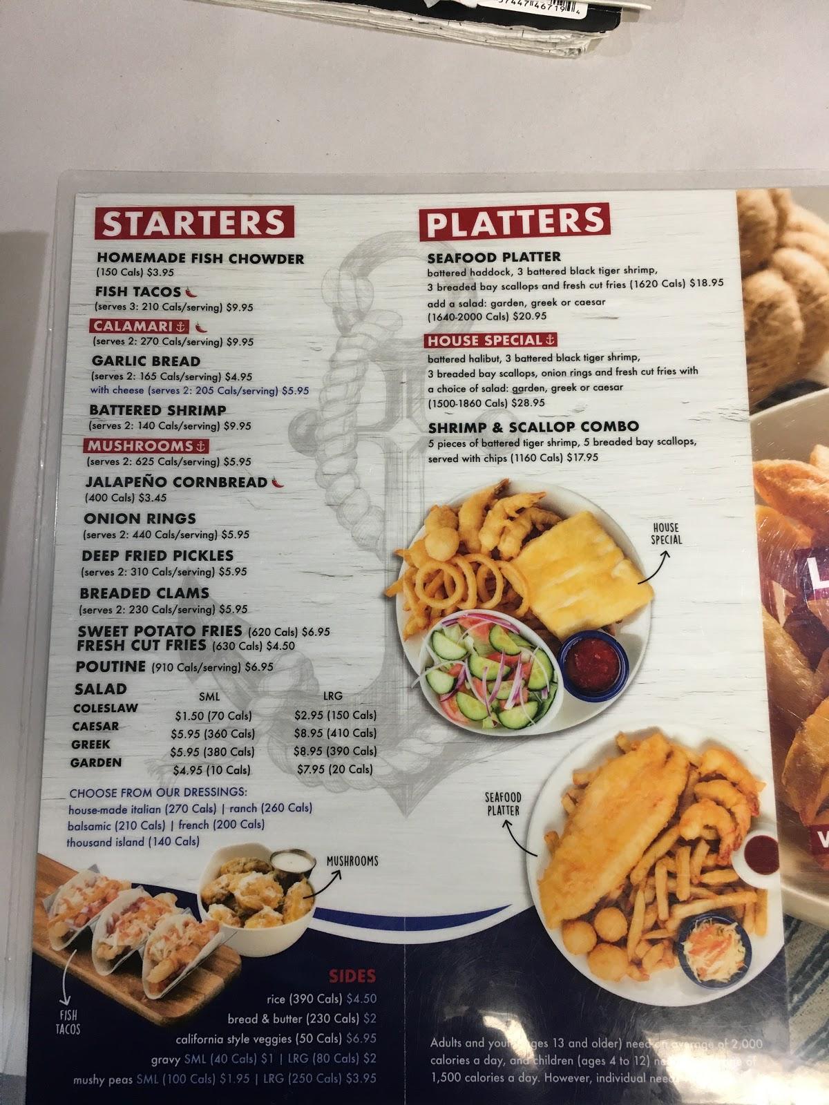 Menu at Halibut House Fish & Chips restaurant, Aurora, 265 Edward St