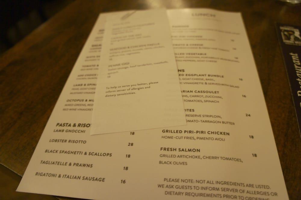 Menu at Sabor Restaurant, Edmonton