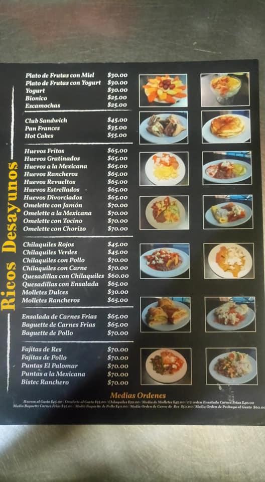 Carta de Café El Palomar, Tequila