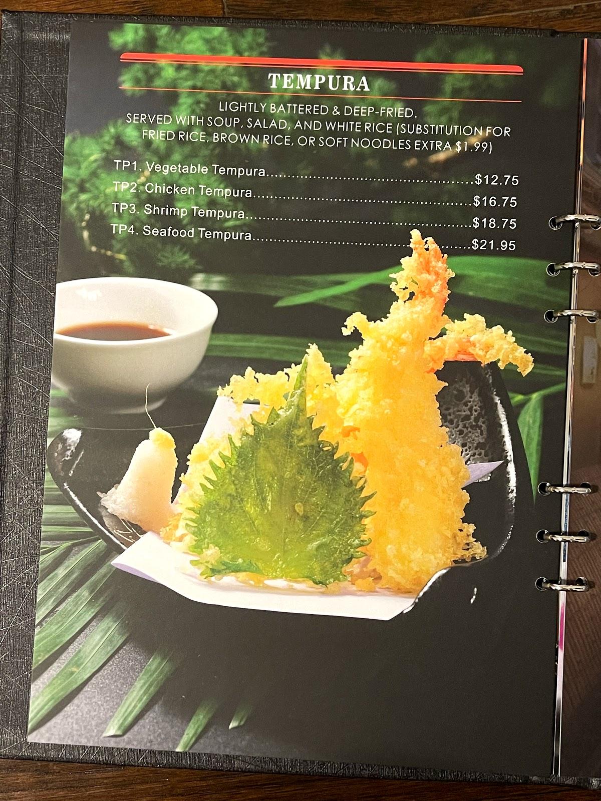 Menu at Kobe Sushi Hibachi Express restaurant, Madison