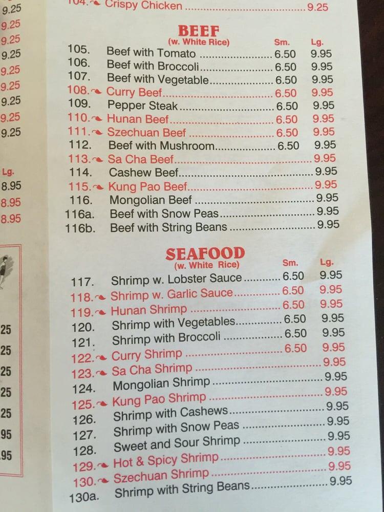 Menu at Joy to Go restaurant, Columbus