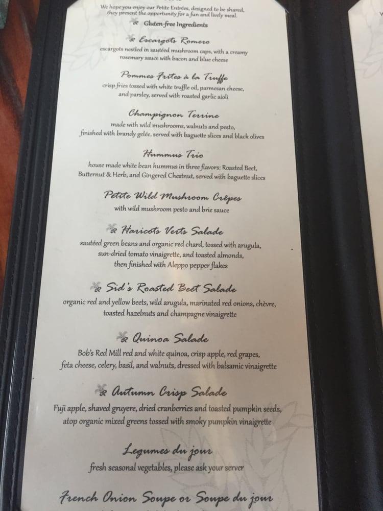 Menu at La Provence Boulangerie & Patisserie restaurant, Beaverton