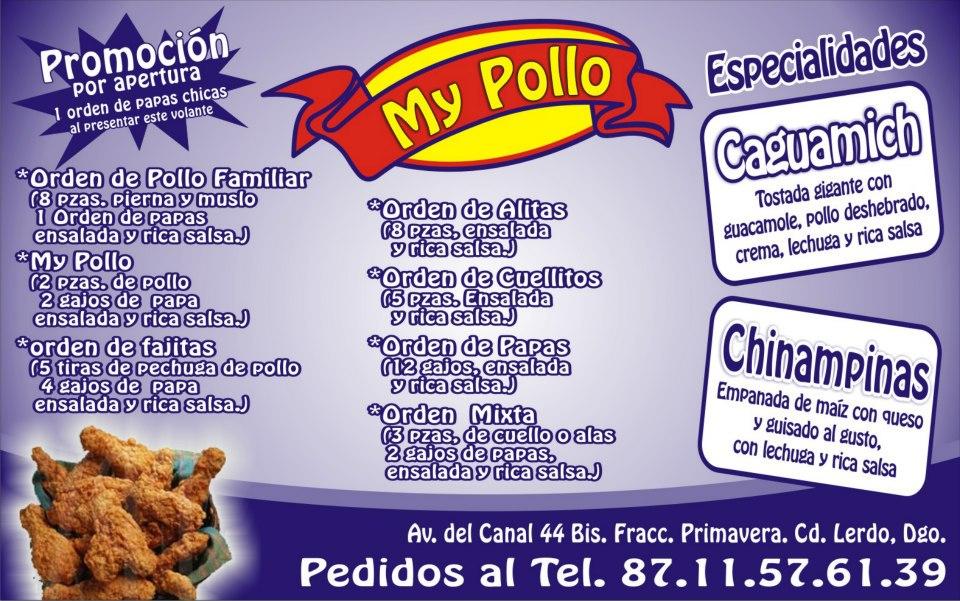 My Pollo restaurant, Lerdo