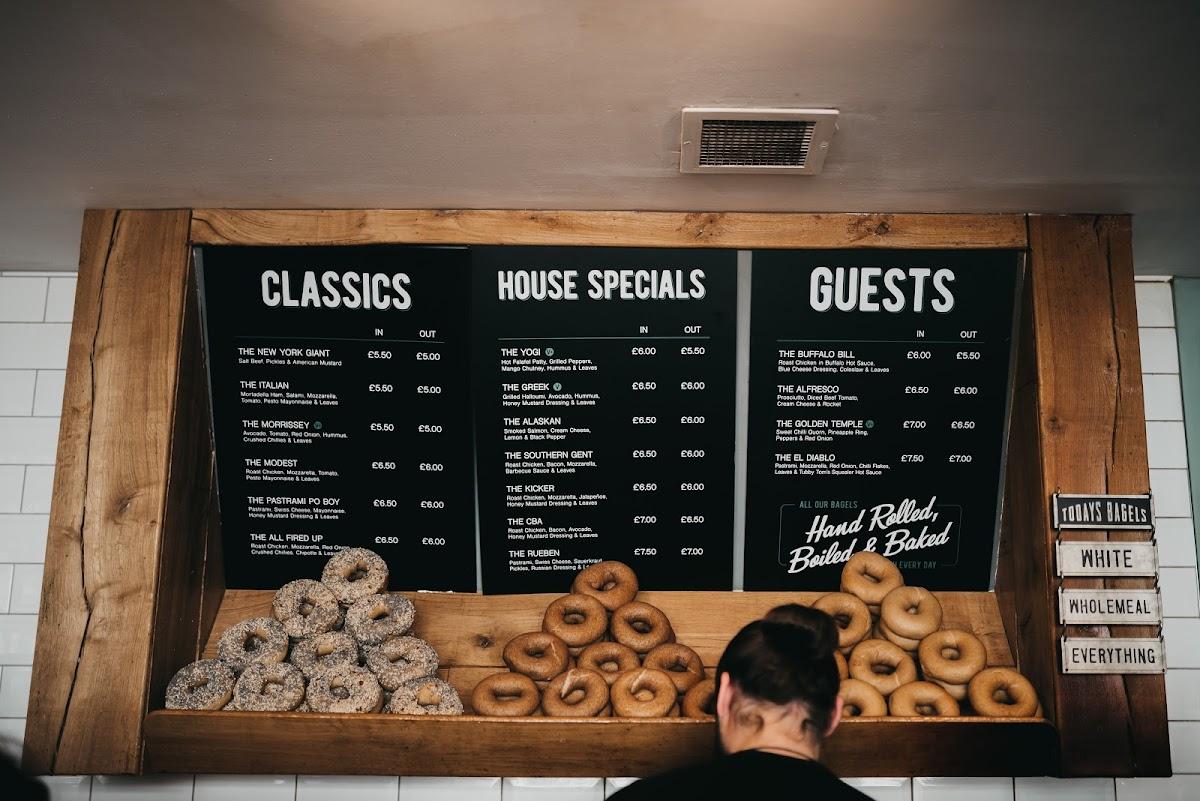 Menu at The Steamhouse cafe, Royal Leamington Spa