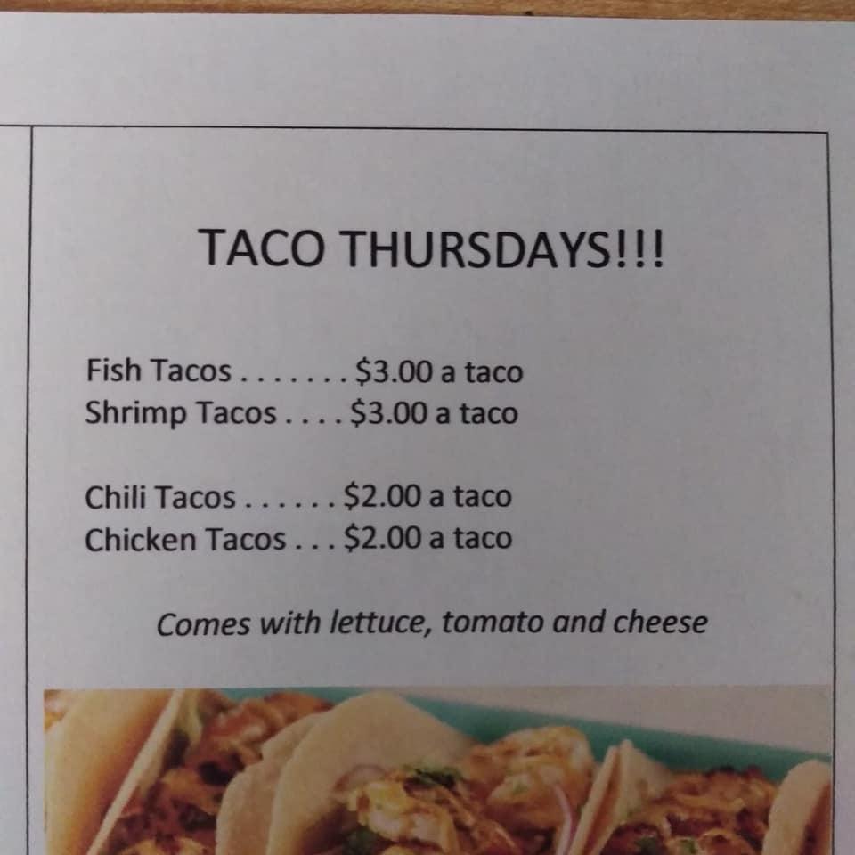 Menu at The Twisted Prop Bar & Grille, Winter Haven