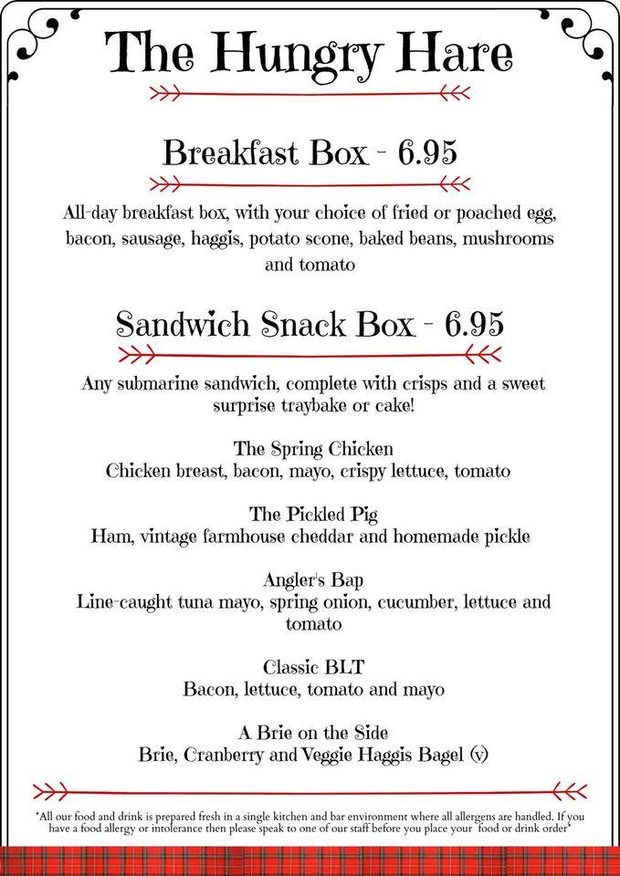 Menu at Tormaukin Inn restaurant, Glendevon