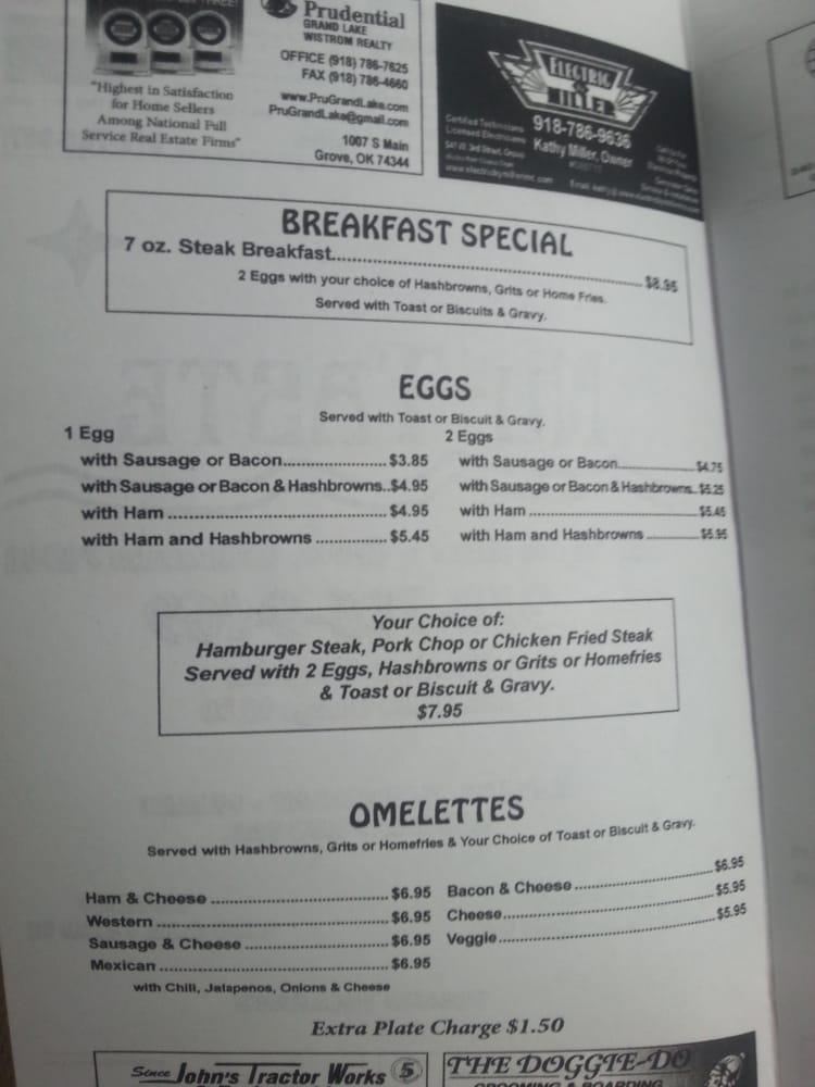 Menu at Nu Taste restaurant, Grove