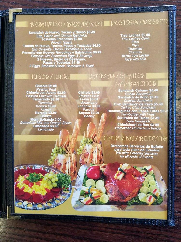 Menu at El Meson Restaurant, Perth Amboy
