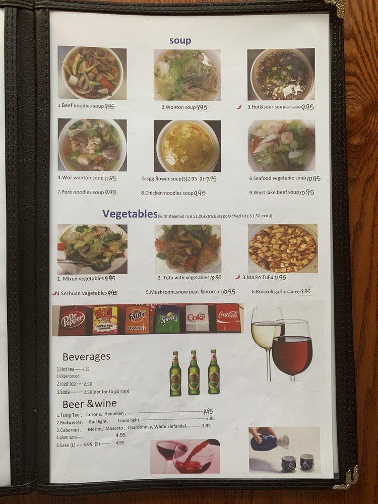 Menu at Lucky Chinese Restaurant, Red Bluff
