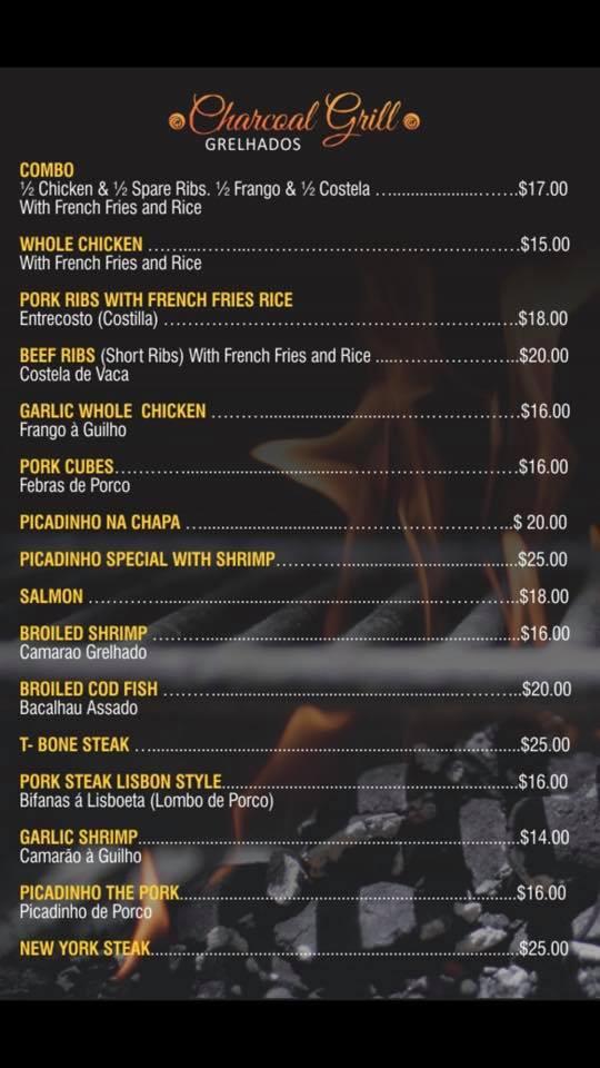Menu at Baliza BAR-BQ, Kearny