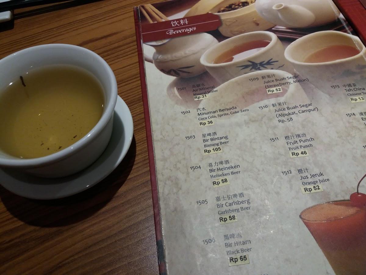 Menu at Nan Xiang Steamed Bun Restaurant, Central Jakarta