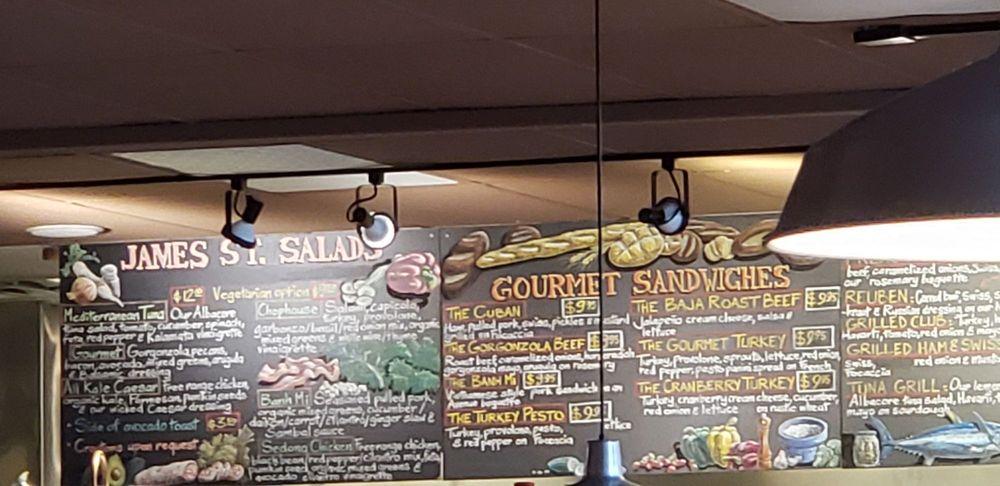 Menu at Avenue Bread - James St cafe, Bellingham, James St
