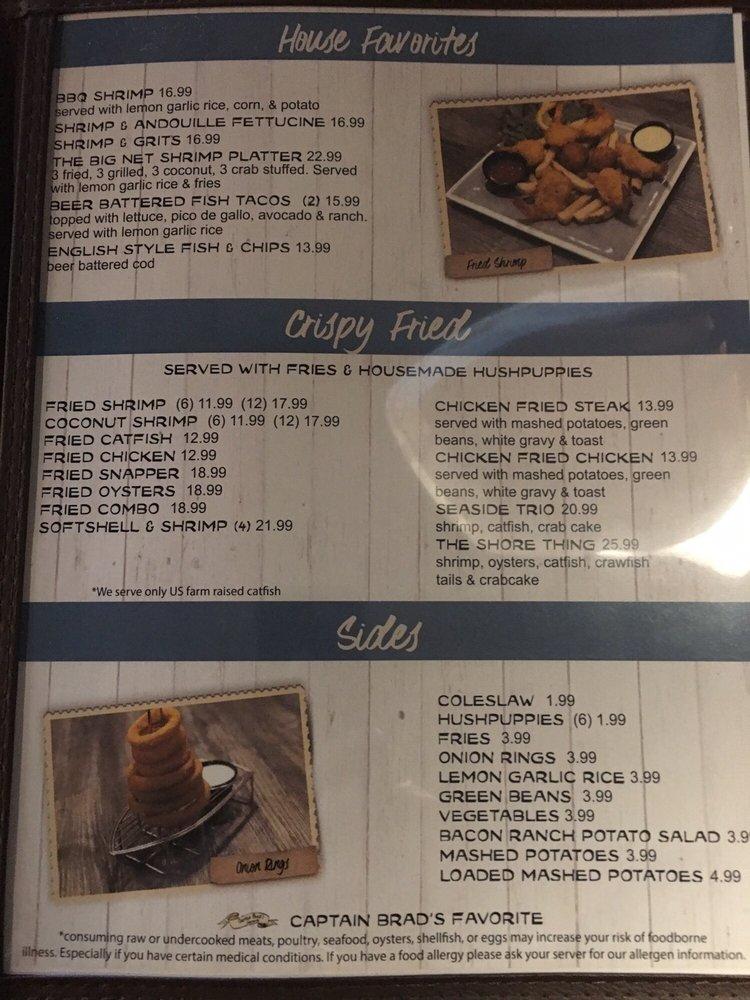 Menu at Captain Brad's Coastal Kitchen pub & bar, Tomball