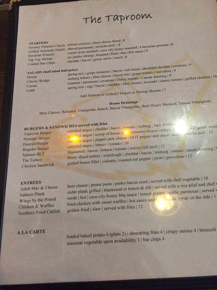Menu at Old Black Bear Brewing Company pub & bar, Madison