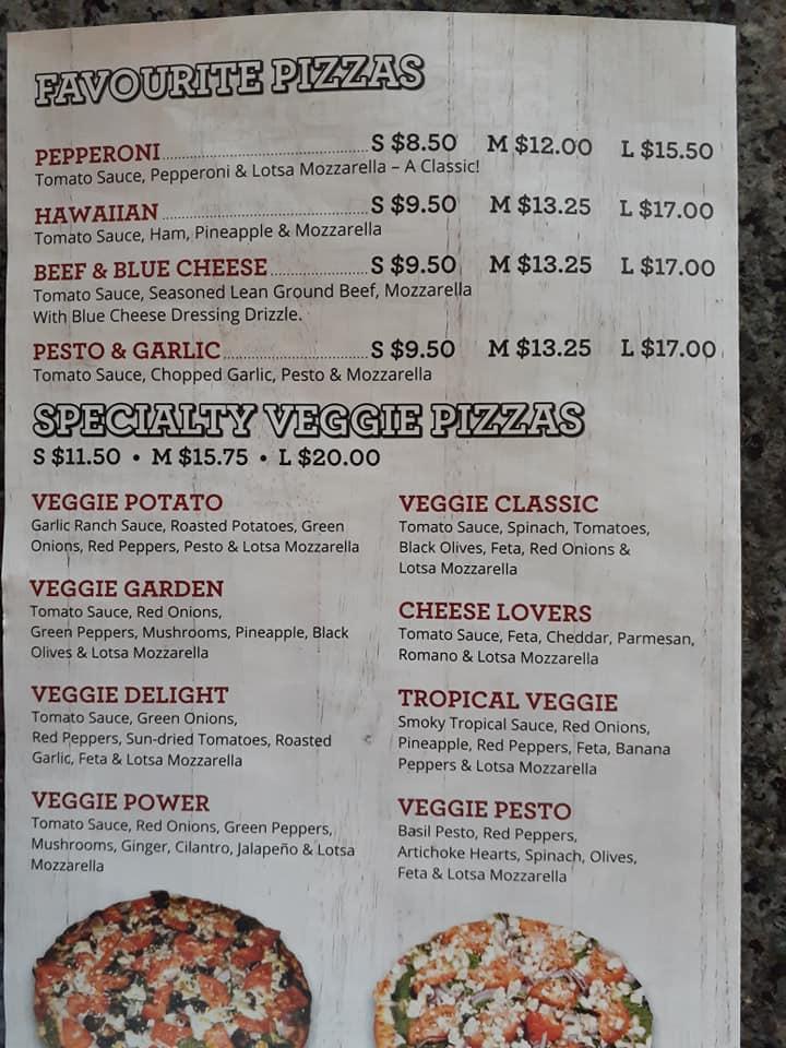 Menu at Best Bite Pizza Ltd restaurant, Chilliwack
