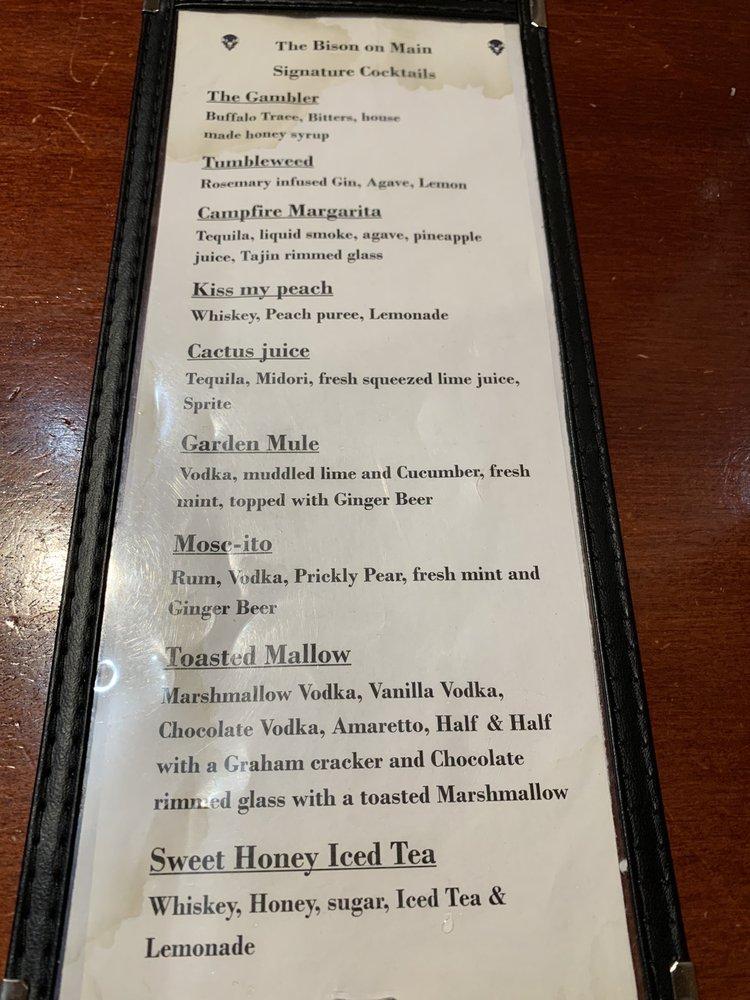 Menu at The Bison pub & bar, Bothell