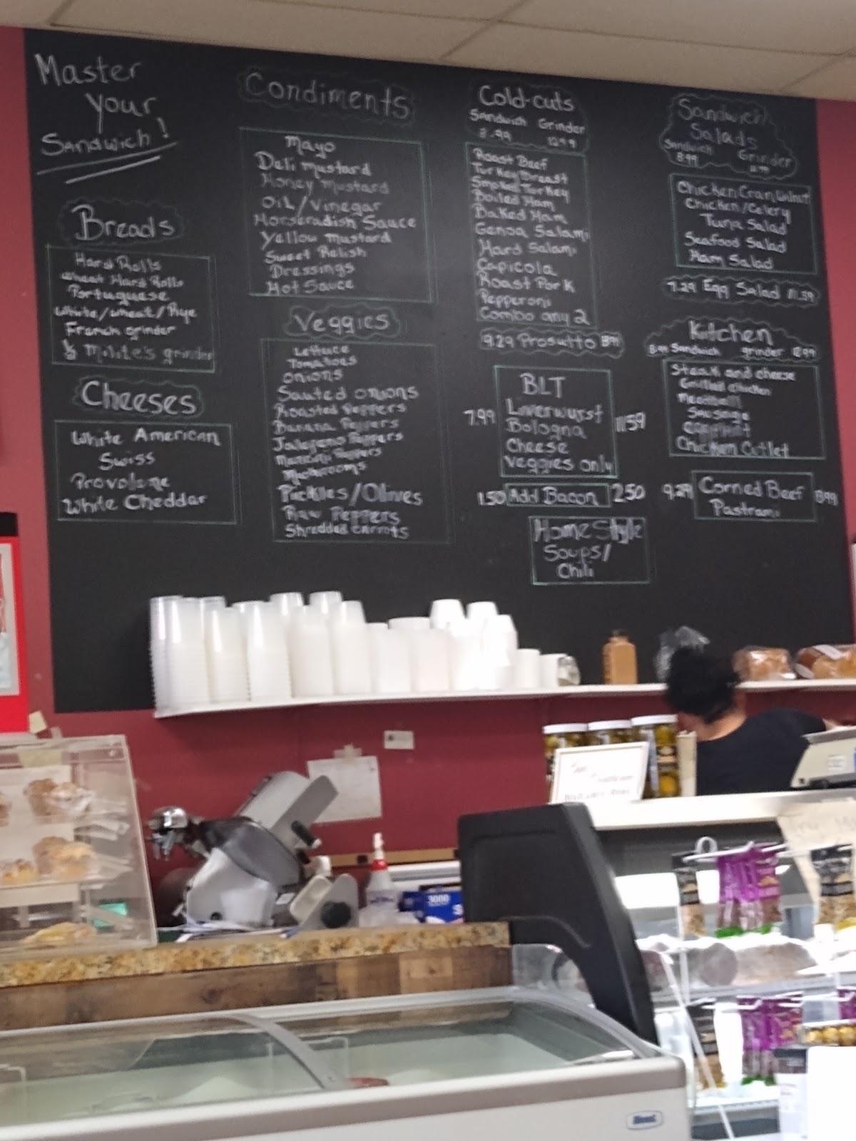 Menu at Deli 66 restaurant, Cheshire
