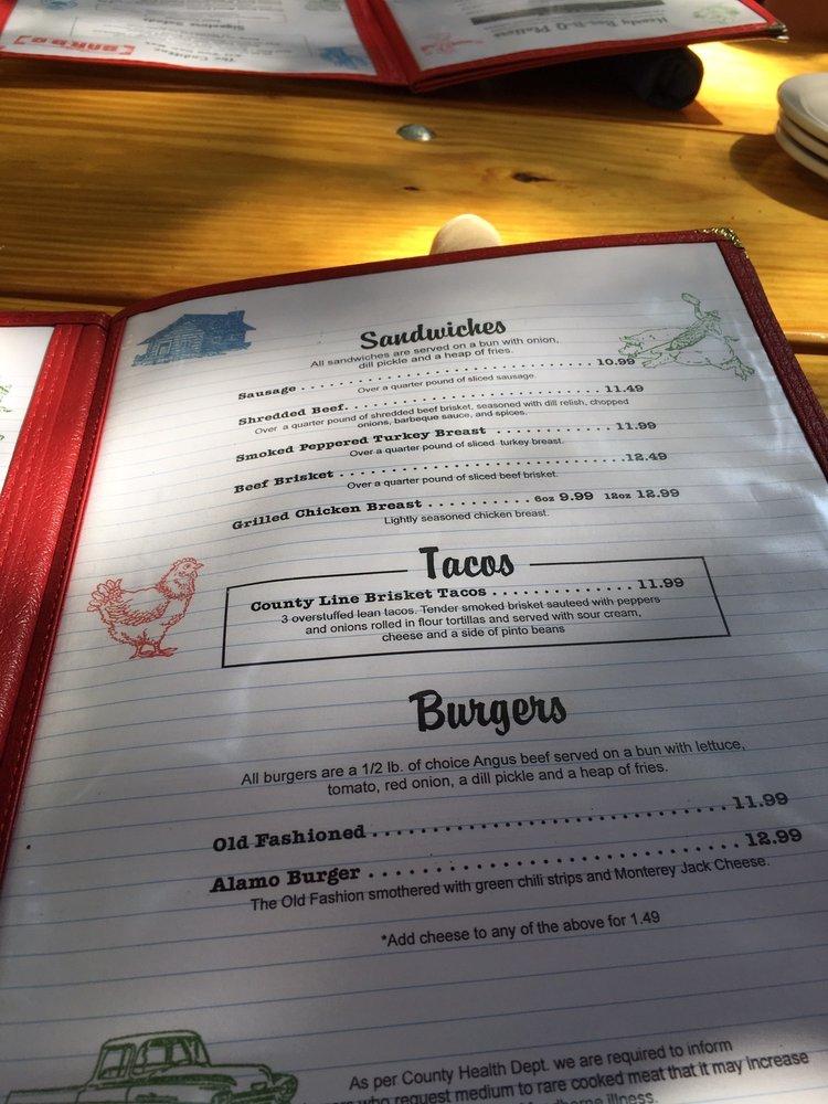 Menu at Saltgrass Steak House steakhouse, San Antonio, 502 River Walk