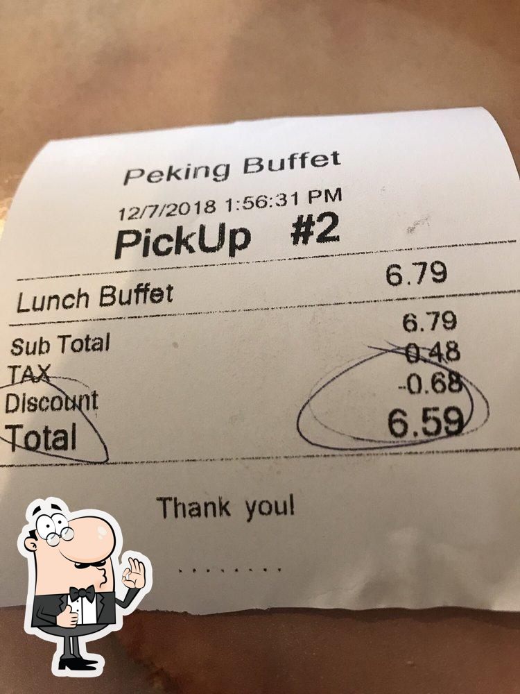 Menu of Peking Buffet, Auburn - chinese restaurant reviews and ratings