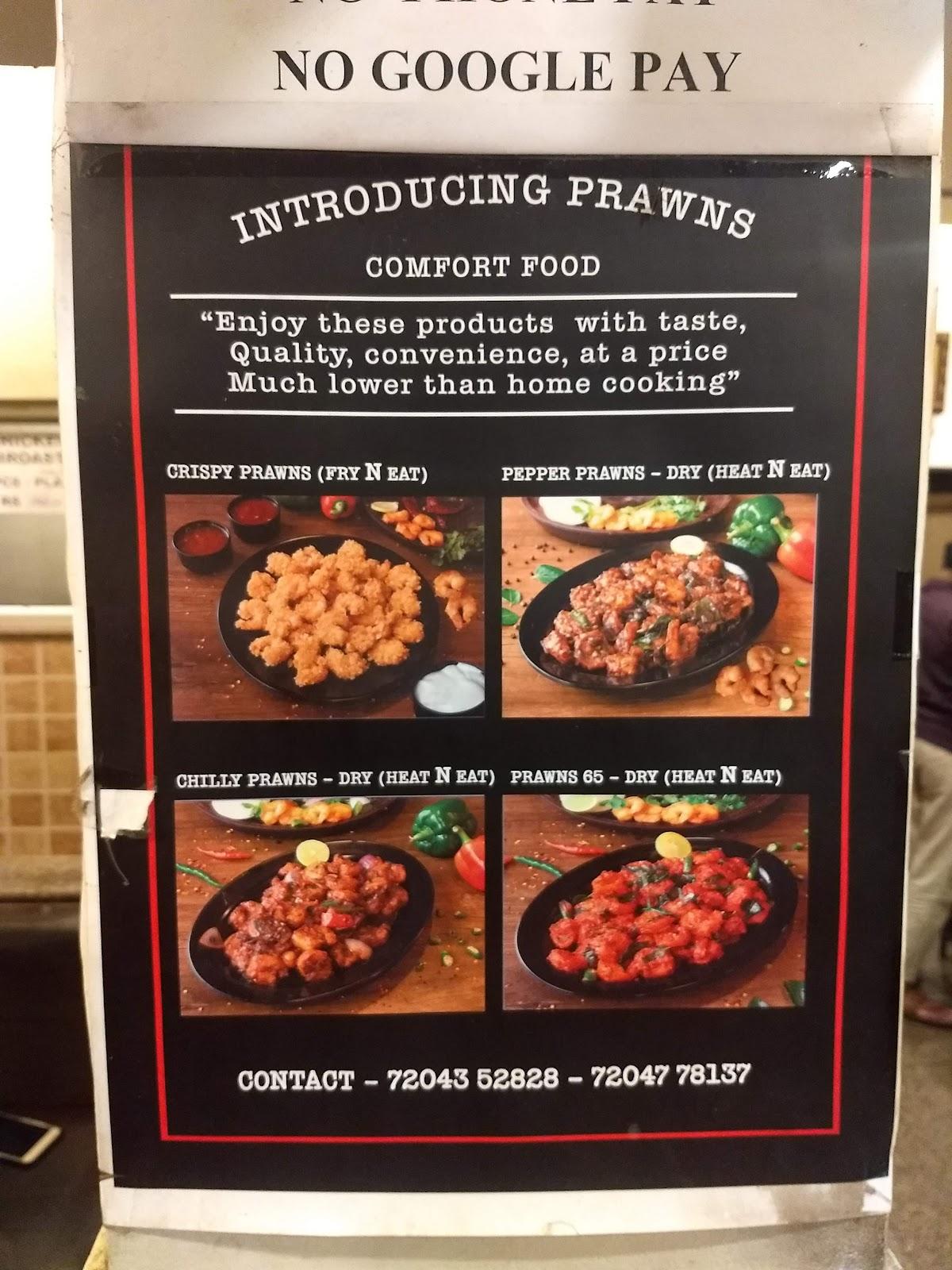 Menu at Moghul Durbar, Bengaluru, 76/2