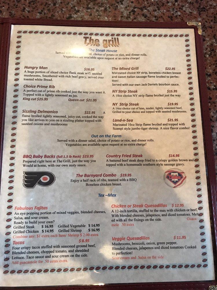 Menu at The Grill pub & bar, Matamoras