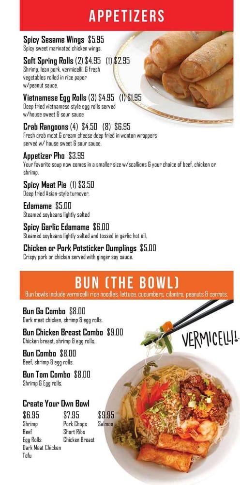 Menu at Hu-Dat Noodle House restaurant, Corpus Christi, S Staples St #102