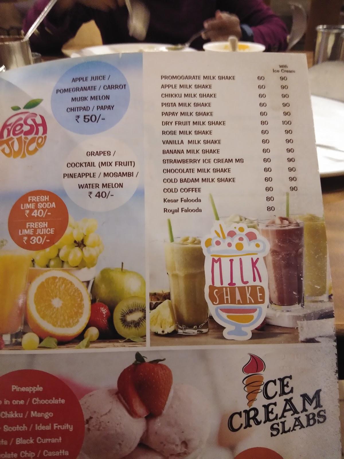 Menu at Suman Sagar Multi Cuisine Veg Restaurant, Mangaluru