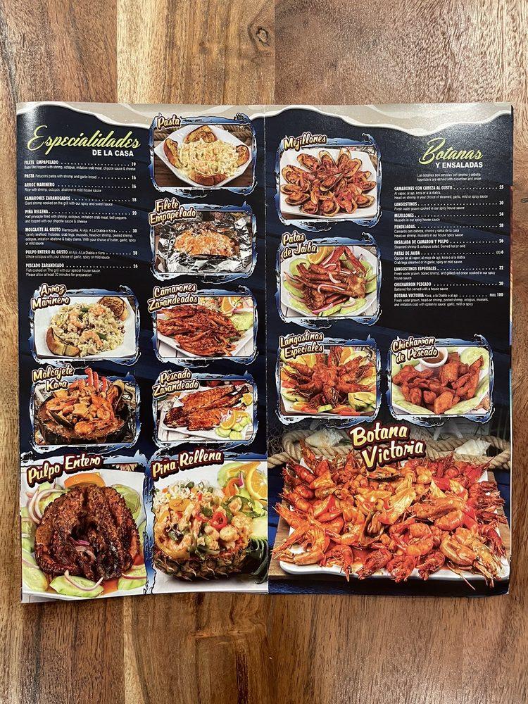 Menu at Las Islas Marias restaurant, Montebello