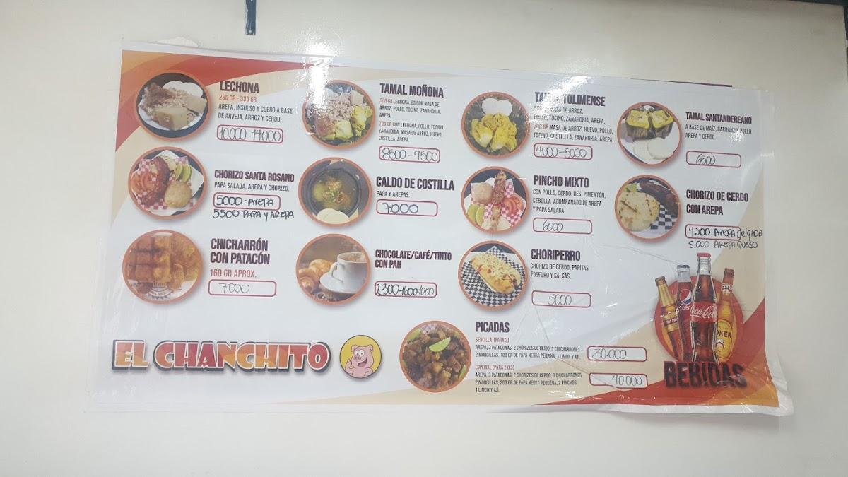 Carta del restaurante Lechoneria La Sabrosita del Tolima, Bogotá, Kr 24 ...