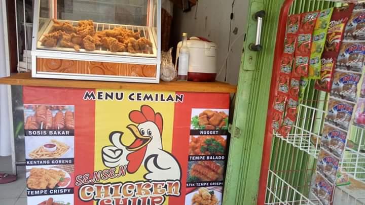 Menu at SenSen Chicken restaurant, Pematang Kandis