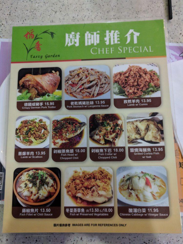 Menu at Tasty Garden cafe, Irvine