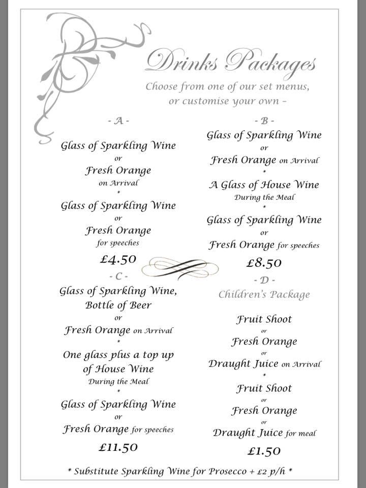 Menu at Country Park Inn restaurant, Mintlaw
