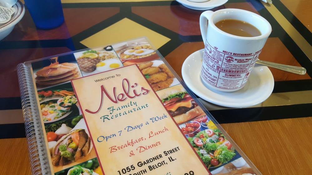 Menu at Neli's Restaurant, South Beloit