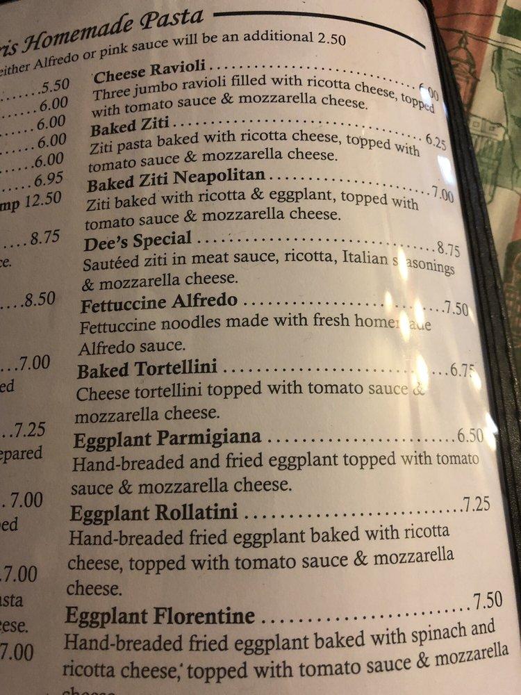 Menu at Baris, Waco, 904 N Valley Mills Dr