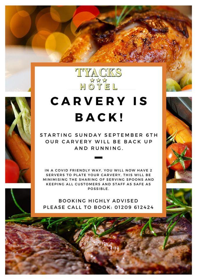 Menu at Tyacks Hotel pub & bar, Camborne, 27 Commercial St