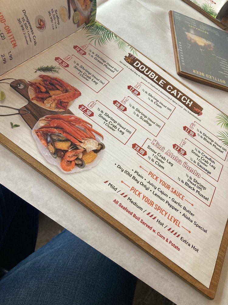 Carta de Aloha Krab Cajun Seafood & Bar, Cheektowaga