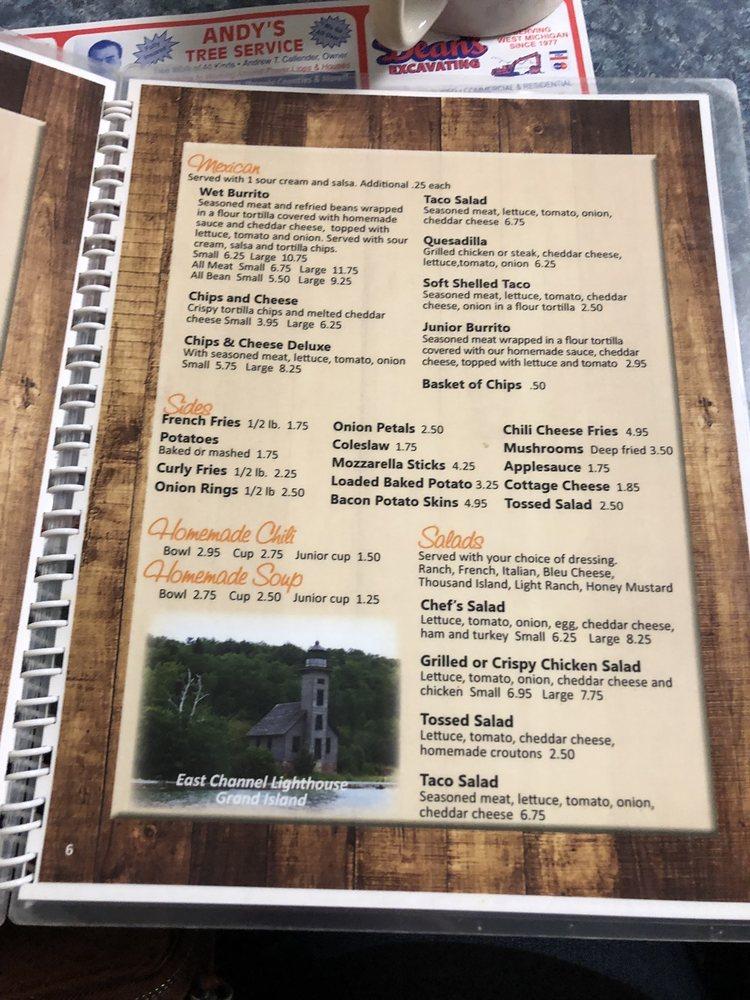 Menu at Lakeside Inn Restaurant, Sand Lake, 27 W Lake St