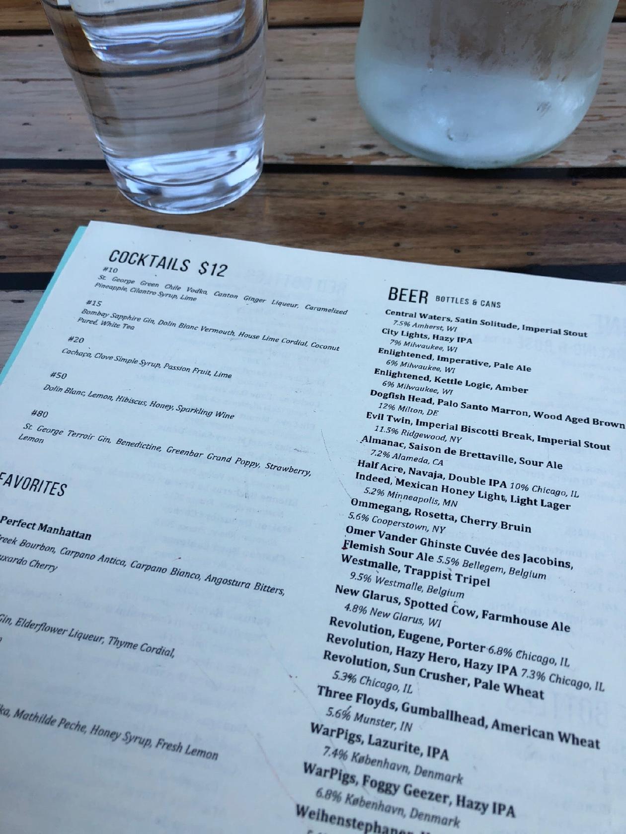 Menu at Little Duck Kitchen & Catering restaurant, Milwaukee, S Howell Ave