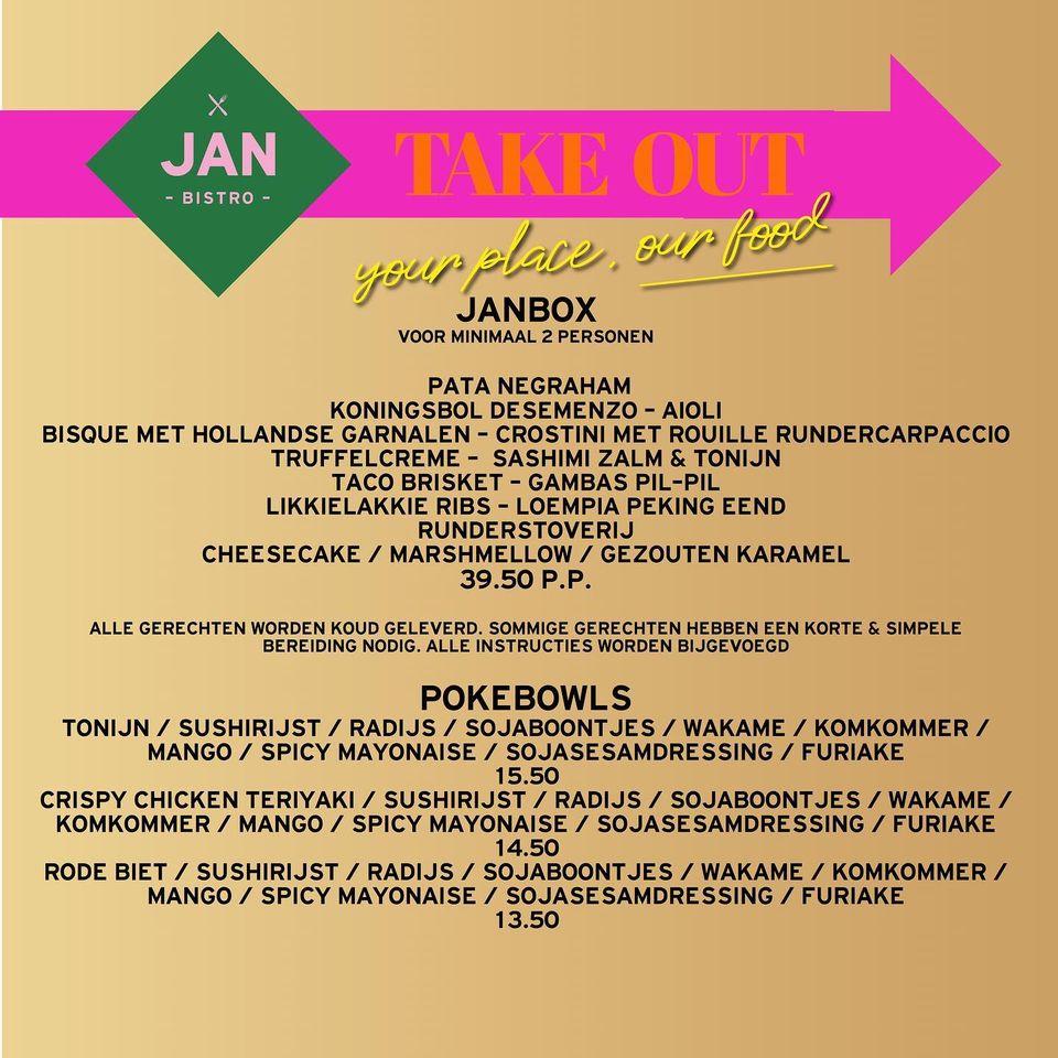 Menu at JAN Bistrobar Waalwijk, Waalwijk