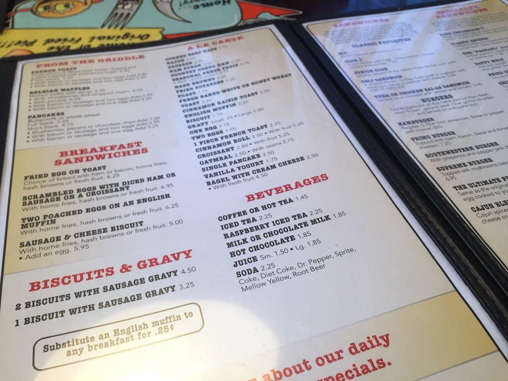Menu at RJ's Family Restaurant, Camdenton