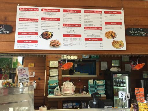 Menu at C & C Crab Shack restaurant, Adel