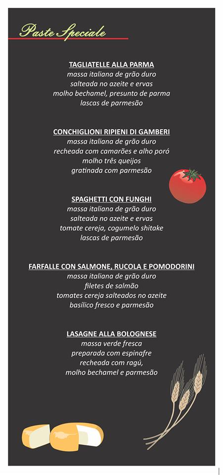 Menu em Divina Pasta Trattoria em Domicílio pizzaria, Aracaju