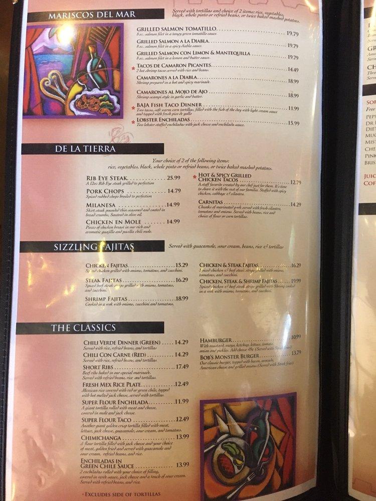 Menu at Salazar's Grill & Bar, Kingsburg