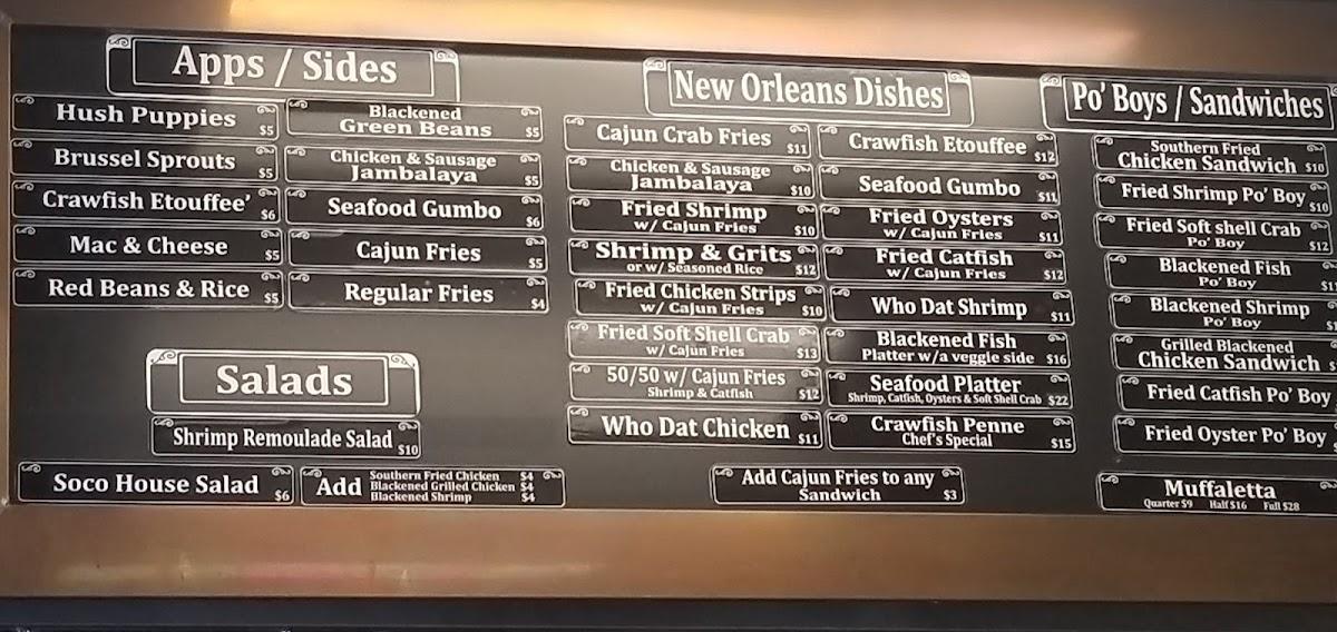 Menu at Southern Comfort Kitchen restaurant, Castro Valley, Castro ...