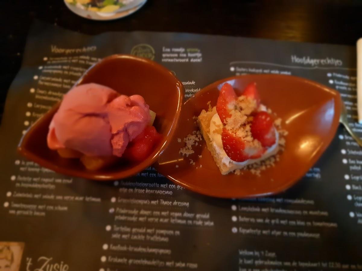 Menu at 't Zusje Veenendaal, Veenendaal