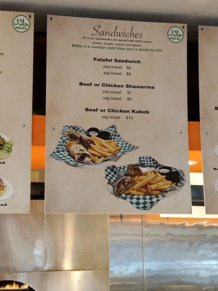 Menu at Shawarma House restaurant, Garden Grove