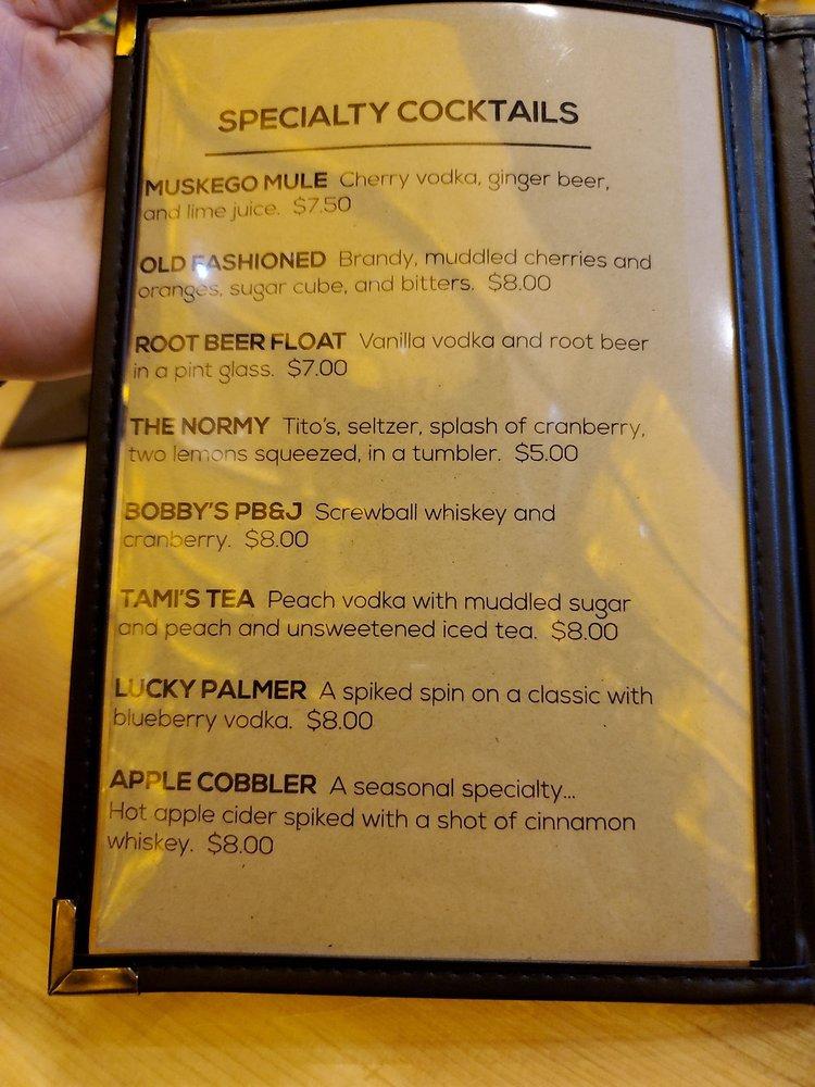 Menu at Lucky's at The Lodge pub & bar, Muskego