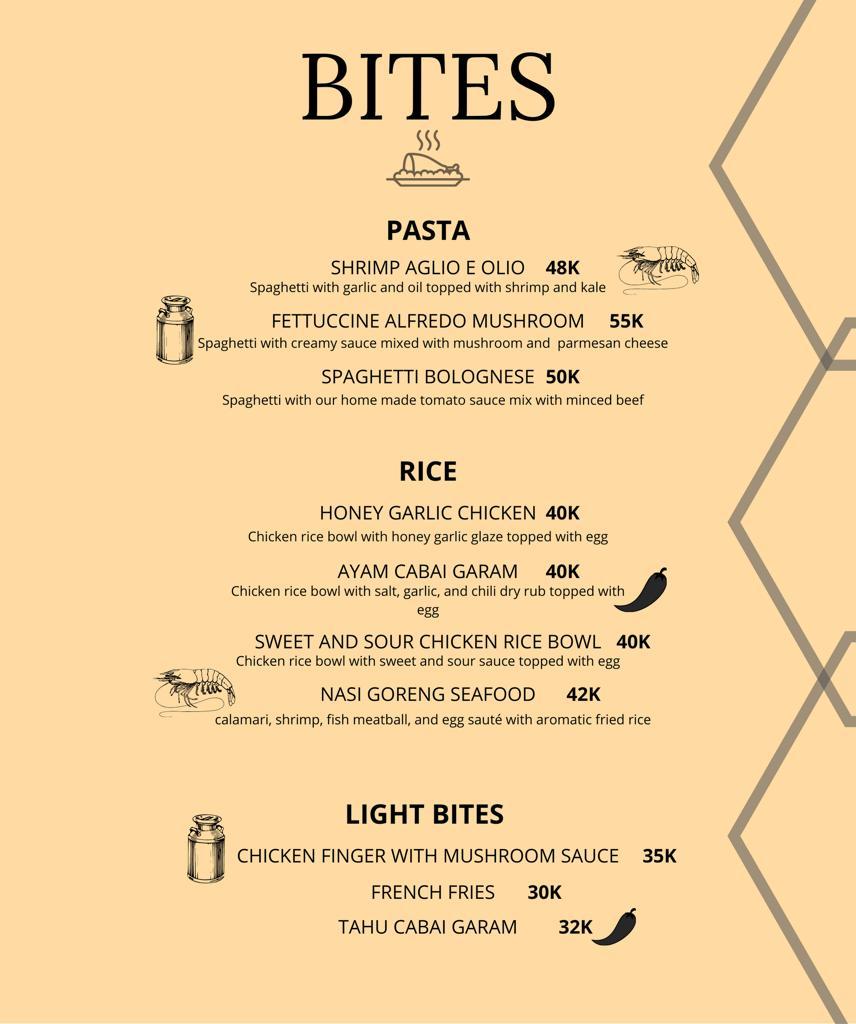 Menu at Bea And Doza Coffee Roaster Eatery, Curug Sangereng