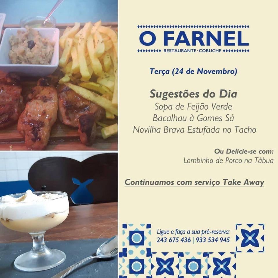 Menu em O Farnel restaurante, Coruche