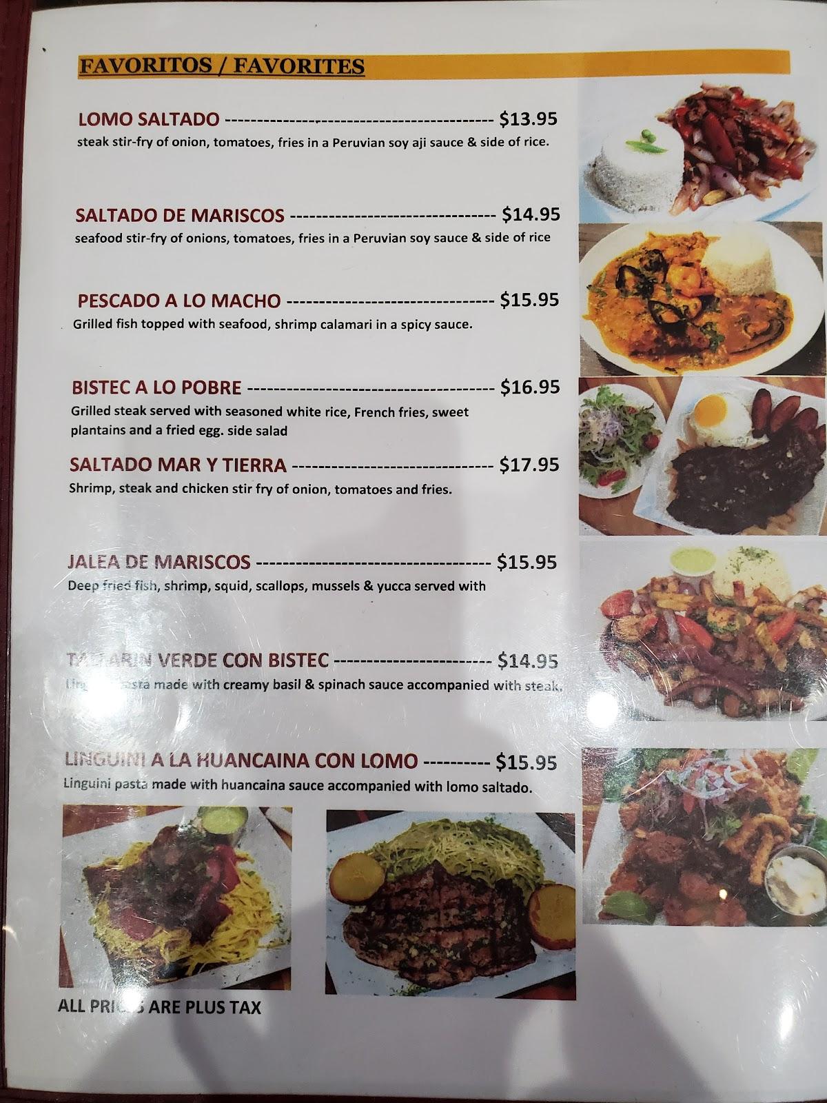 Menu at Bocata Kitchen restaurant, Los Angeles